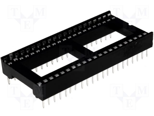 Цокъл 42 pin FUNAI 42P Socket for DIL ICs 42pin 15,24mm RM2,5mm | ПРОТОН